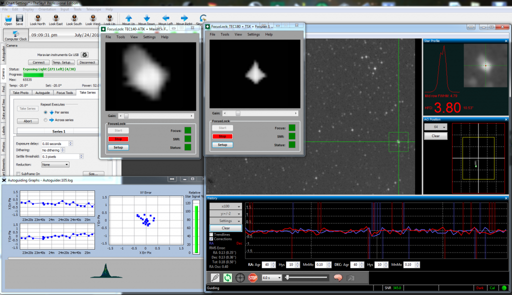 A Practical Automated Multi Camera Astro Imaging System Design One Mount One Computer Two
