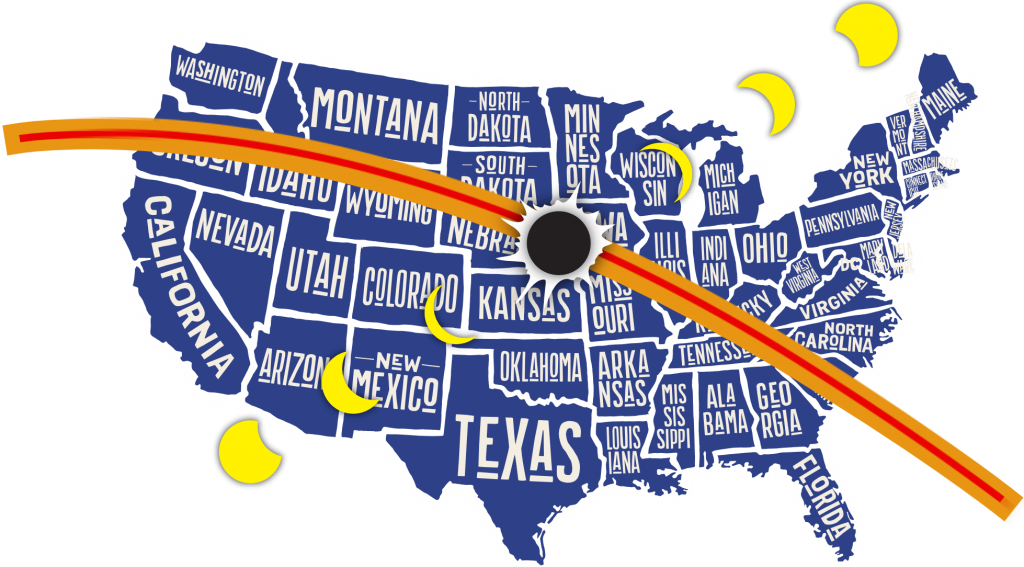 Solar Eclipse Maps Plus Eclipse Times for Your Area and Eclipse ...