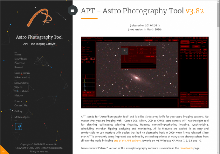 APT AstroPhotography Tool Launches New Functionality | Astronomy ...