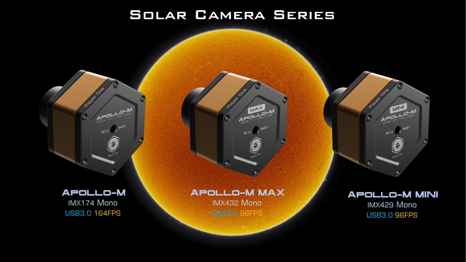 Player One Apollo Solar Camera Series | Astronomy Technology Today
