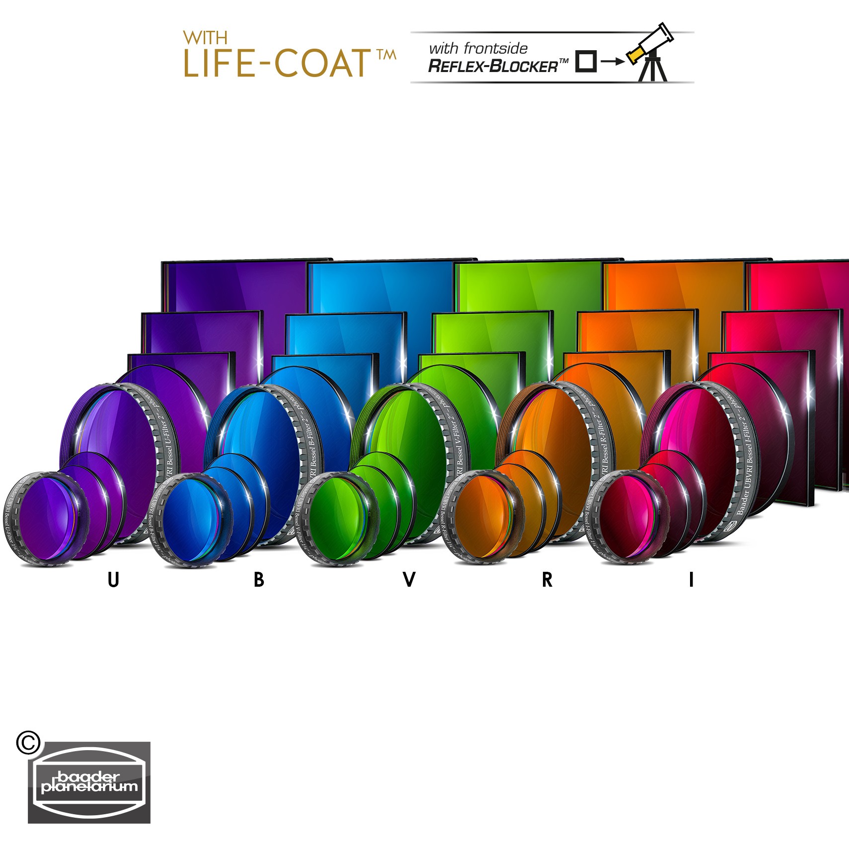 UBVRI Bessel Photometric Filter Set | Astronomy Technology Today