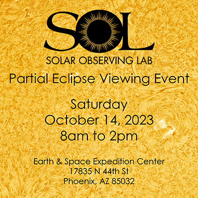 Solar Observing Lab 2023 Eclipse Viewing Event | Astronomy Technology Today