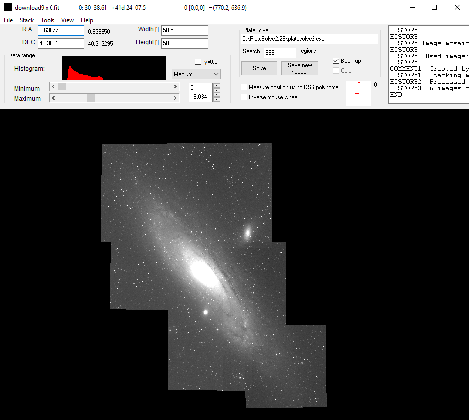 ASTAP Stacking and Plate Solving Software Updates | Astronomy ...