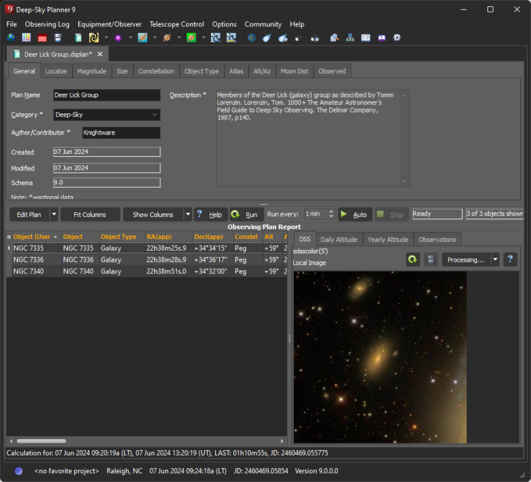 Deep-Sky Planner 9 Release | Astronomy Technology Today